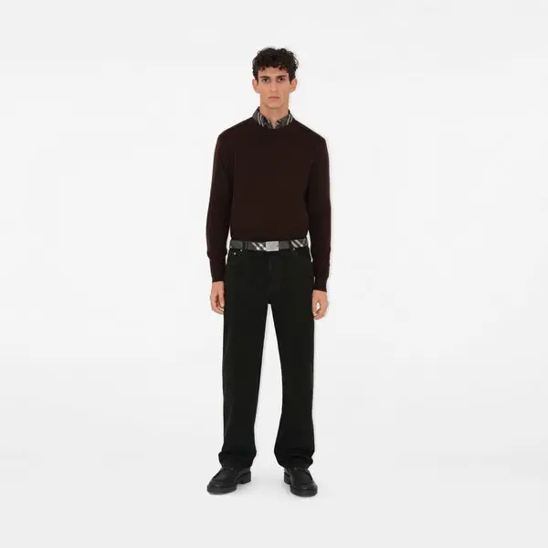 Burberry Reversible Check B-cut Belt