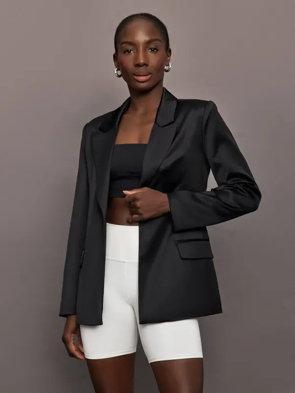 Carbon38 Satin Blazer