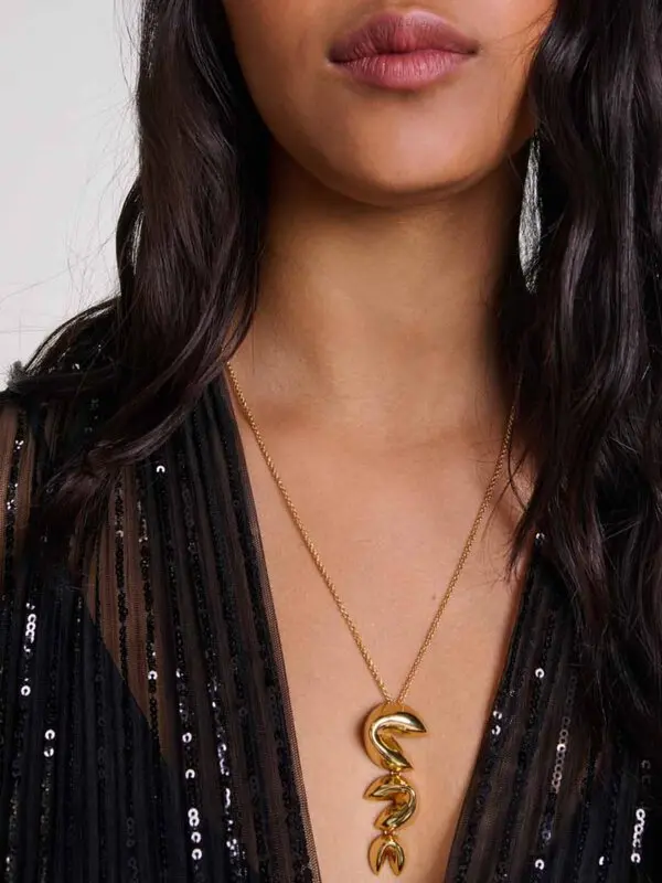 Maje Sequin Maxi Dress