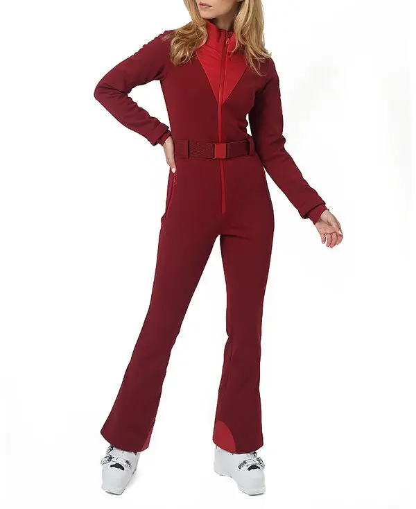 JORDE Lottie Ski Suit - Ruby
