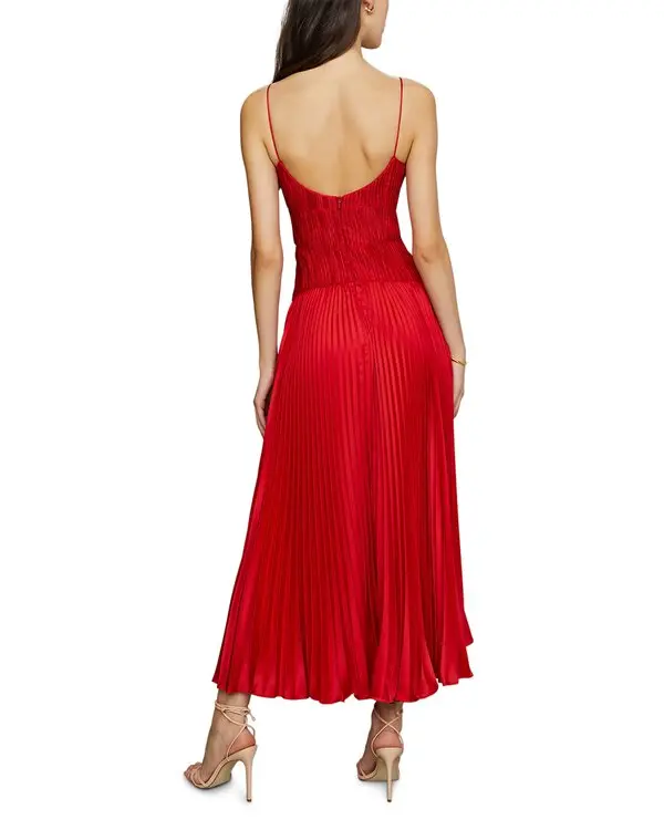 strapless open back dress Resort 2019 Givenchy by Clare Waight Keller Metallic Pleated Lame Dres –  Shrimpton Couture main image 0