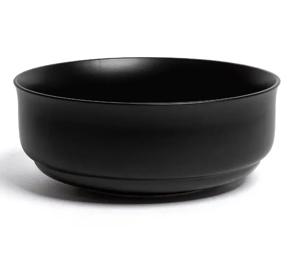 OVERANDBACK Over&back Rimmed Semi-matte Stoneware 10' Servi Ng Bowl - One-color