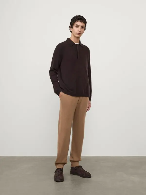 LISA YANG The Emil Cashmere Sweater - Dark Oak