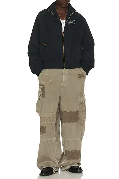 WILLY CHAVARRIA Ruff Rider Track Jacket - Black