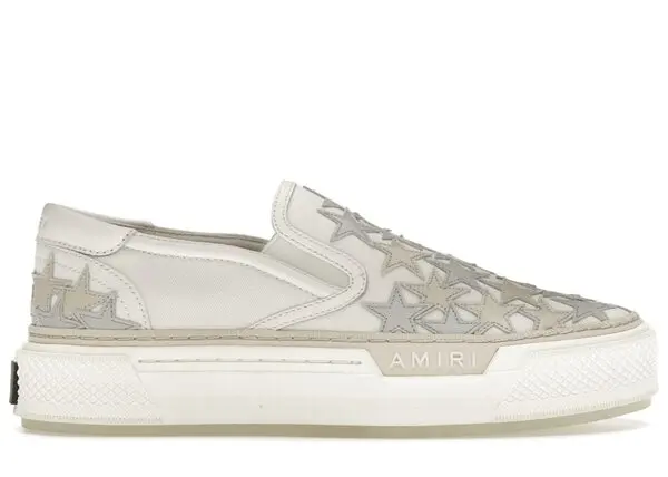 Amiri Stars Court Slip-on Sneakers - Alabaster