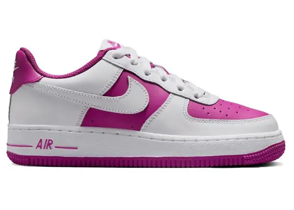Nike Air Force 1 Low Sneakers - White/hot Fuchsia
