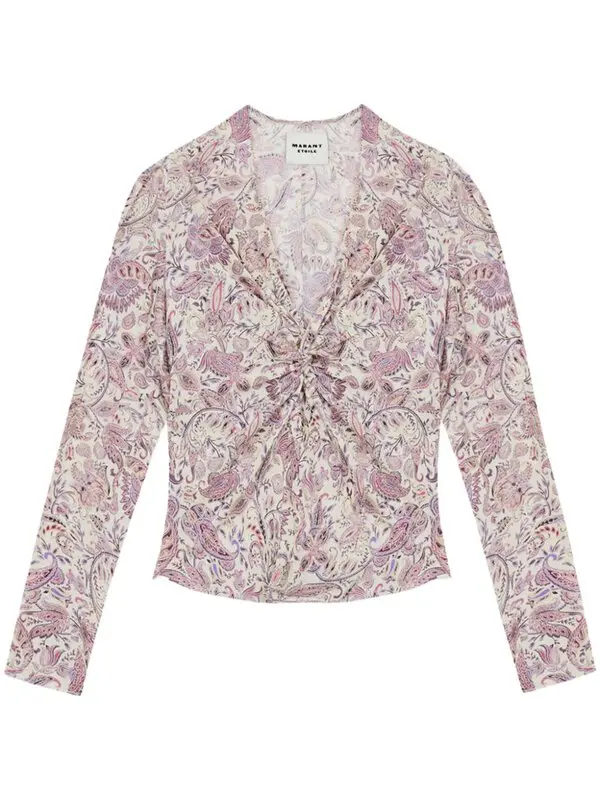 MARANT ETOILE Zekia Blouse - Neutrals