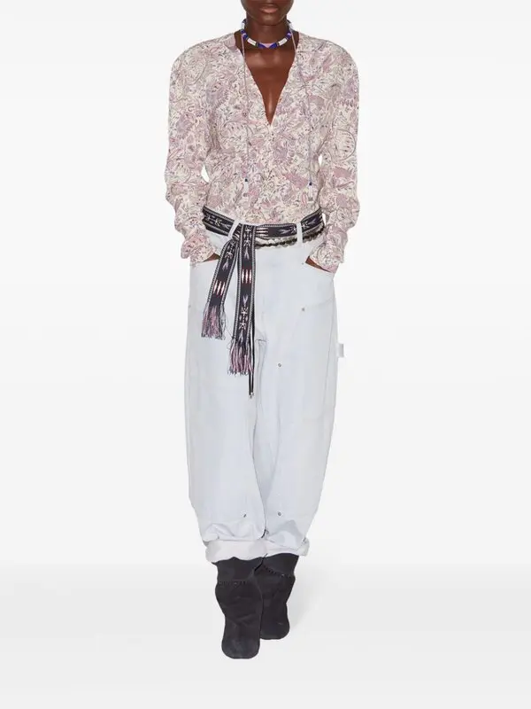 MARANT ETOILE Zekia Blouse - Neutrals