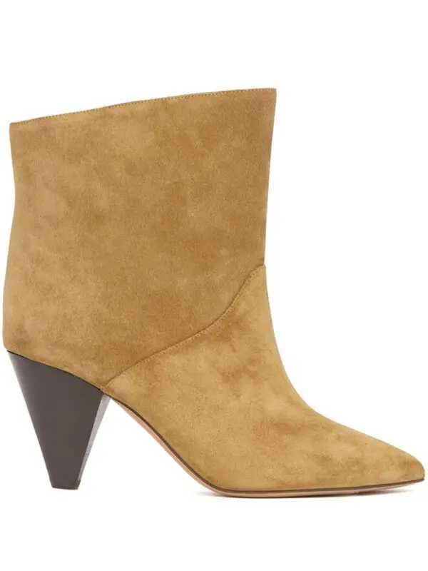 Isabel Marant Étoile 75mm Loline Suede Boots - Neutrals