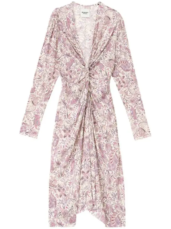 MARANT ETOILE Zeliha Midi Dress - White