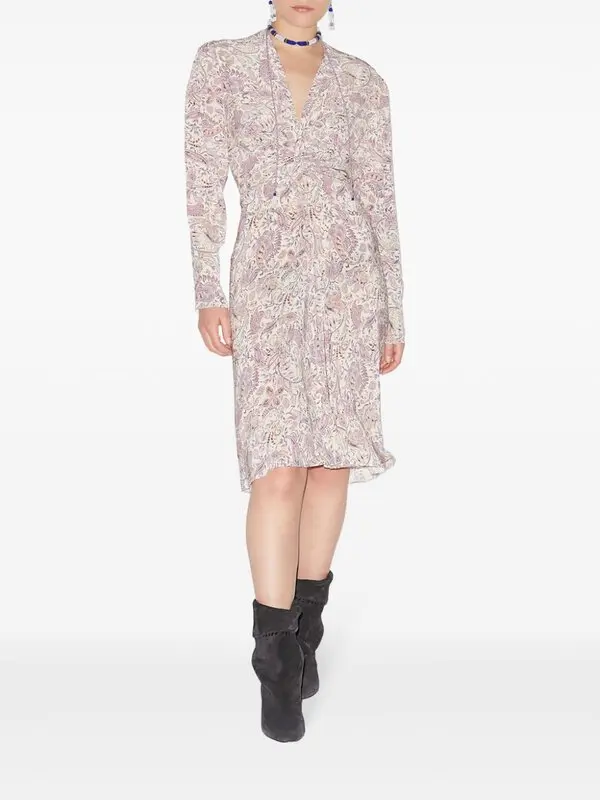 MARANT ETOILE Zeliha Midi Dress - White