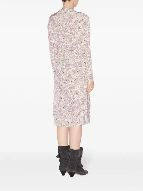 MARANT ETOILE Zeliha Midi Dress - White