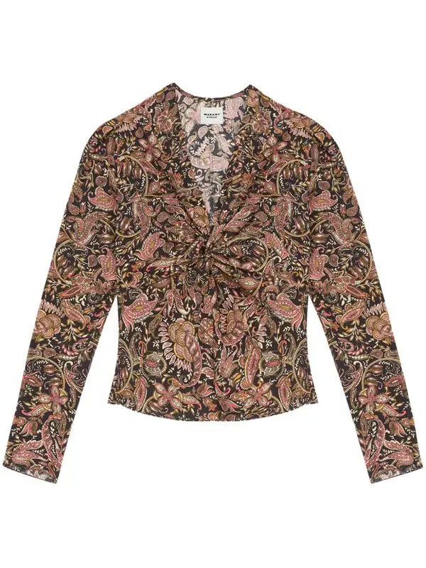 MARANT ETOILE Zekia Blouse - Black