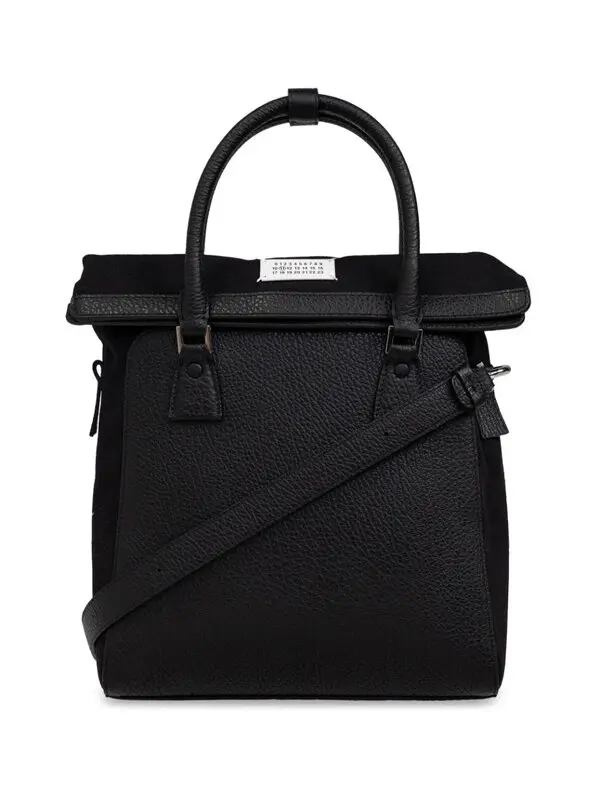 MAISON MARGIELA Four-stitch Two-way Handbag - Black