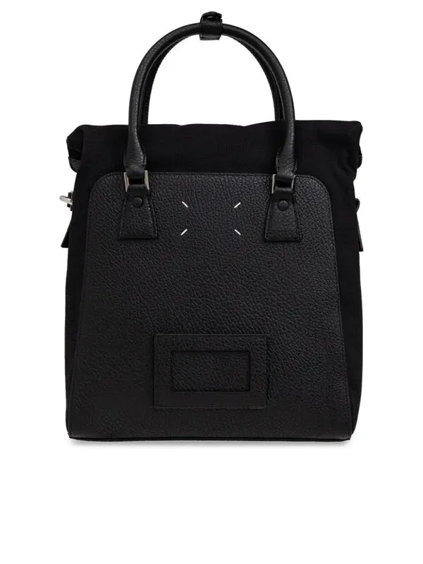 MAISON MARGIELA Four-stitch Two-way Handbag - Black