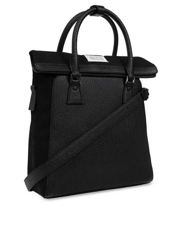 MAISON MARGIELA Four-stitch Two-way Handbag - Black