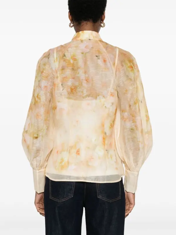 Zimmermann Crush Shirt - Yellow