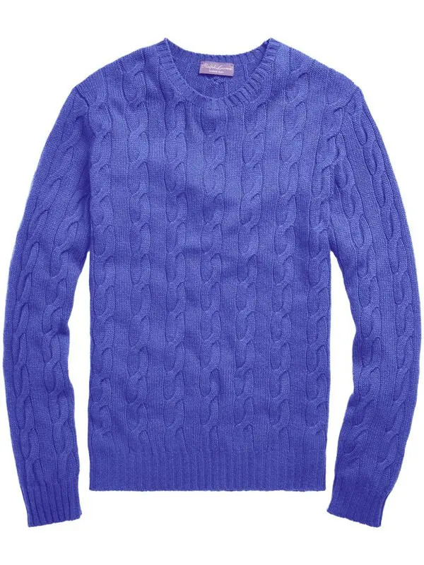 Polo Ralph Lauren Ralph Lauren Purple Label Cable-knit Jumper - Blue