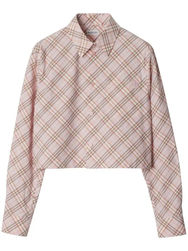 Burberry Vintage Check Cropped Shirt