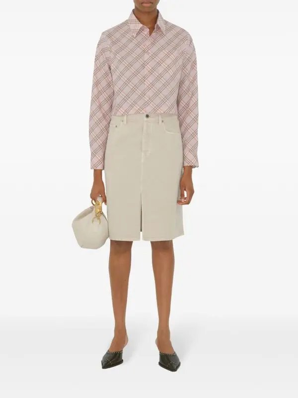 Burberry Vintage Check Cropped Shirt