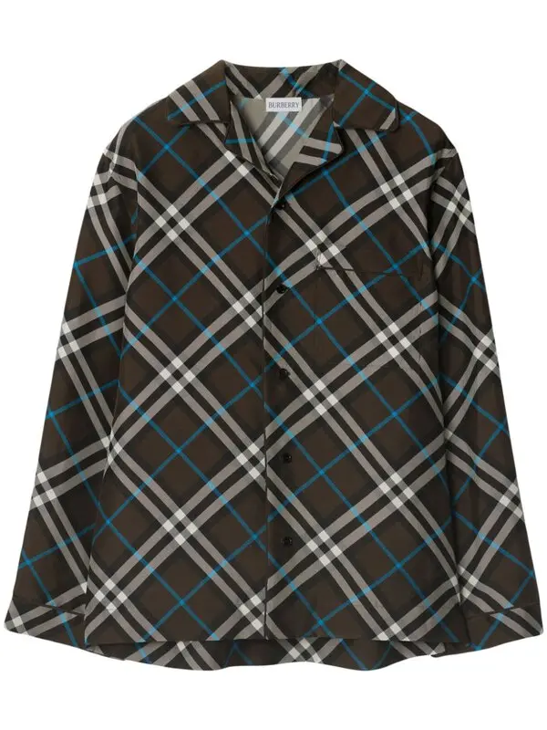Burberry Vintage Check Silk Shirt