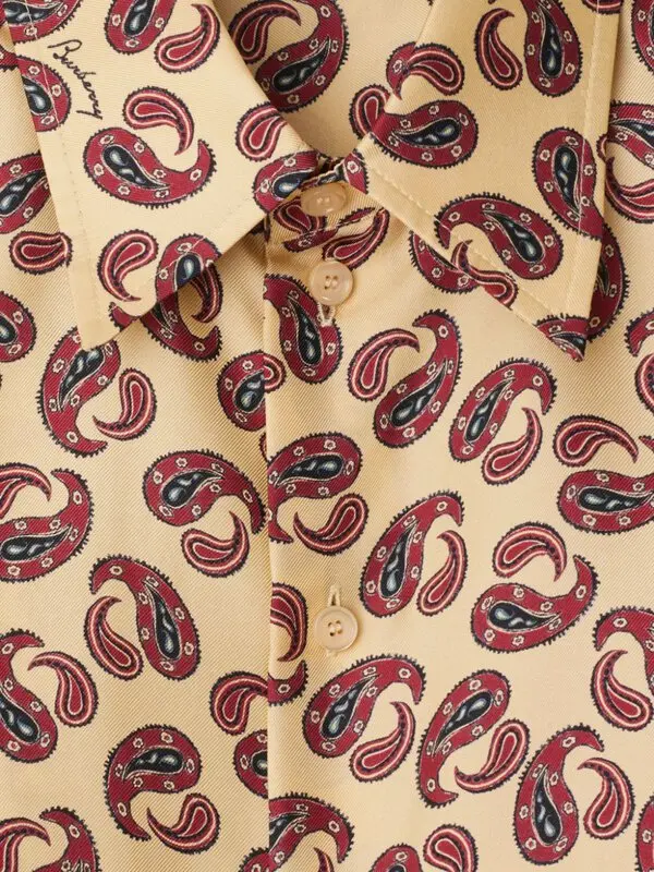 Burberry Paisley-print Silk Shirt