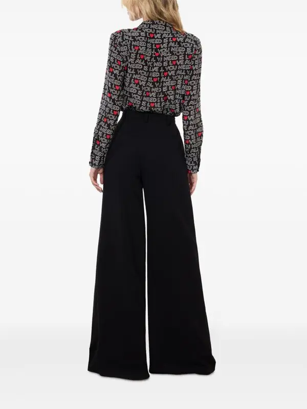 Alice + Olivia X The Beatles Willa Shirt - Black