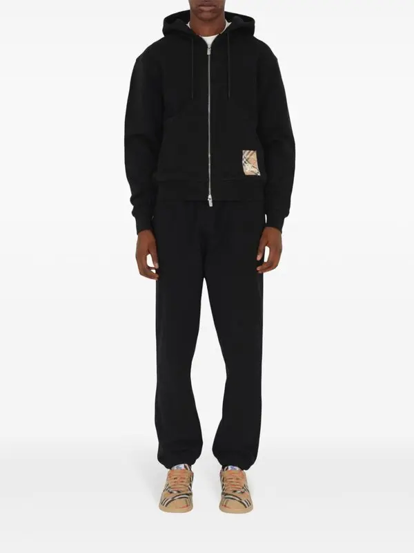 Burberry Checked Cotton Track Pants