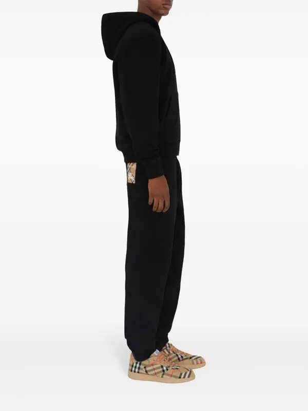 Burberry Checked Cotton Track Pants