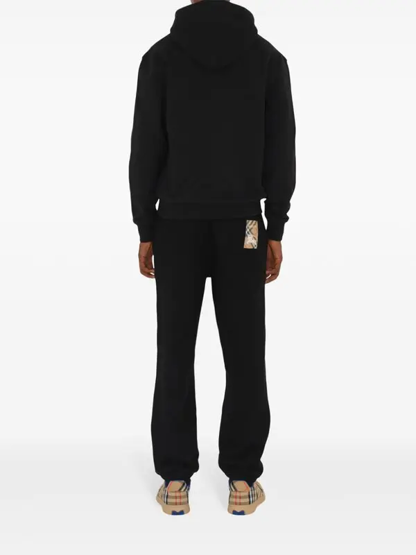 Burberry Checked Cotton Track Pants