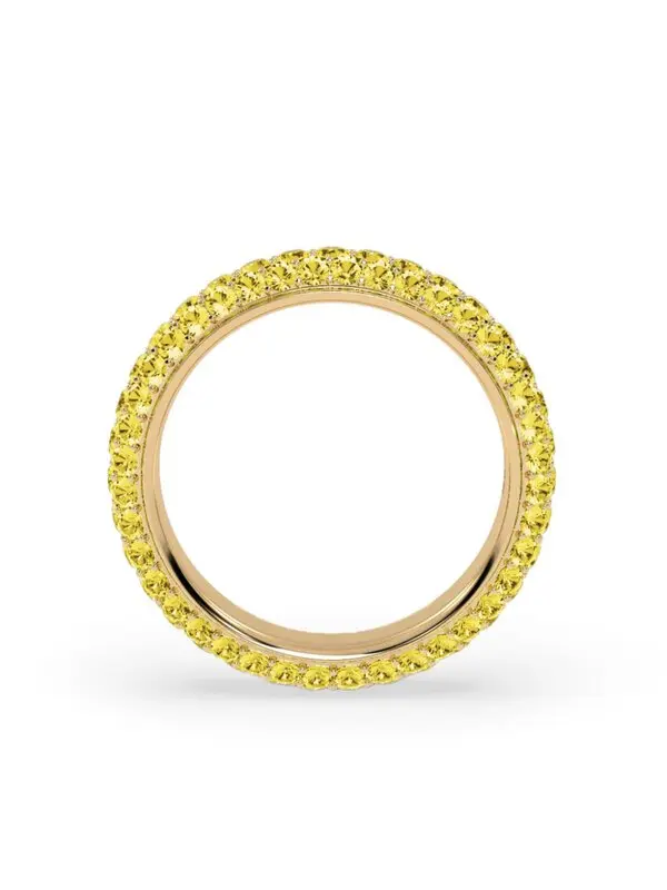 VEYNOU 18kt Recycled Gold Pavé Diamond Eternity Ring
