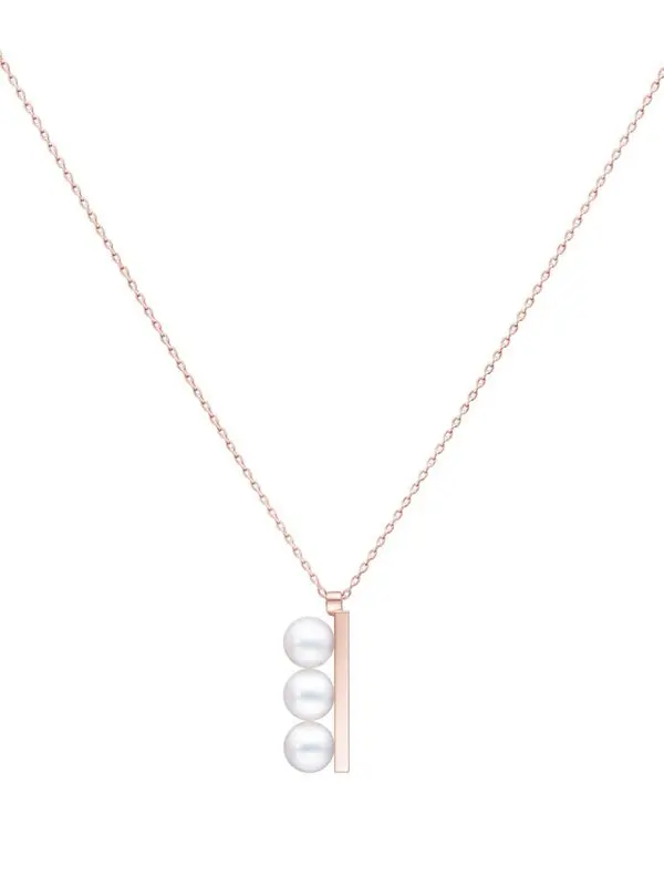 TASAKI 18kt Sakuragold Balance Plus Neo Pearl Necklace - Pink