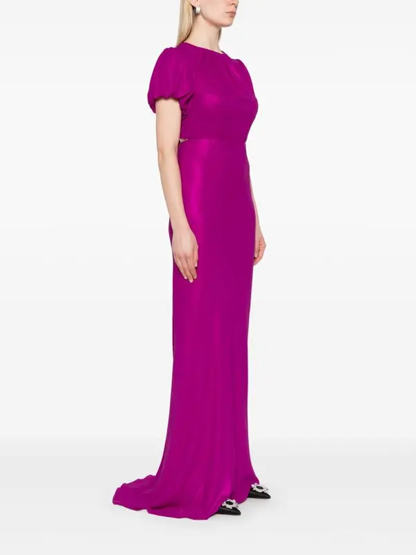 PARLOR Open-back Maxi Dress - Pink