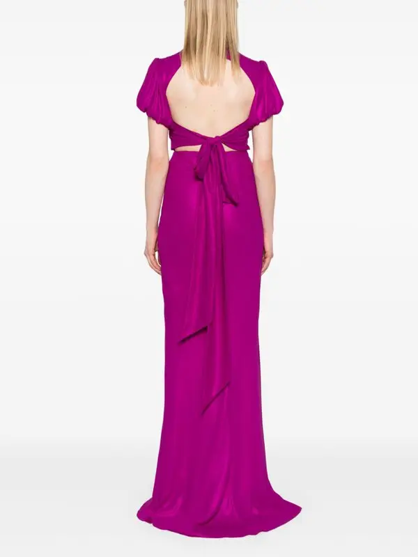 PARLOR Open-back Maxi Dress - Pink