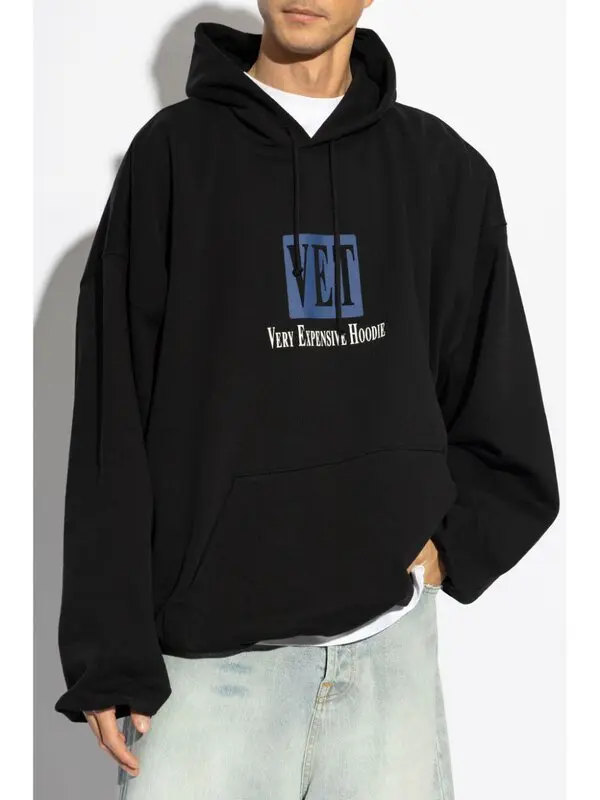 Vetements Logo-print Cotton Sweatshirt