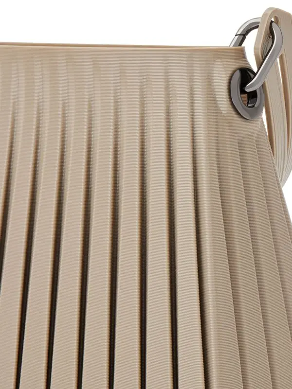 TOUCHLESS Pleated 3d-printed Shoulder Bag - Neutrals