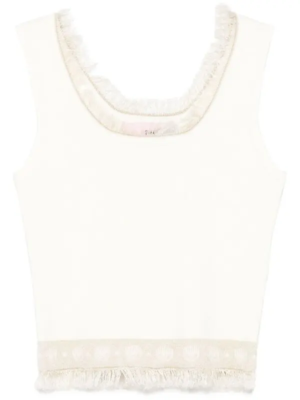 CHIARA FERRAGNI Logomania Top - White