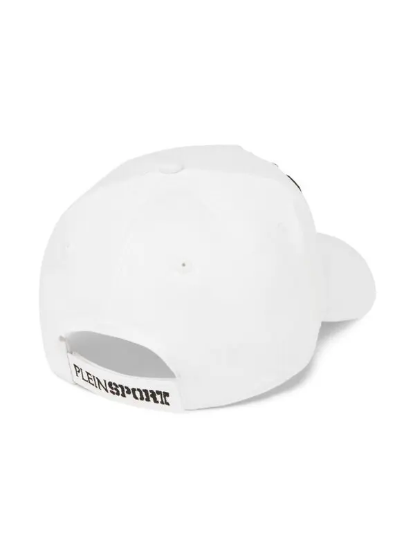 PLEIN SPORT Logo-embroidered Baseball Cap - White