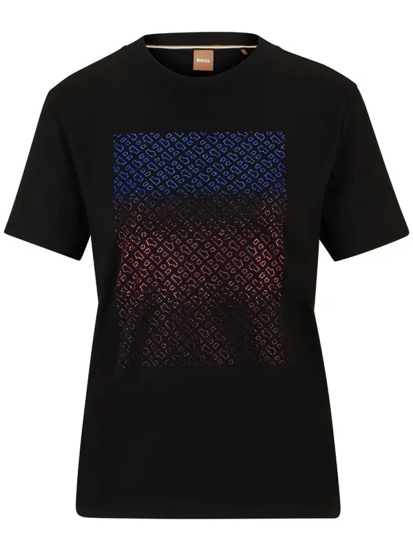 BOSS Crystal-embellished Monogram T-shirt