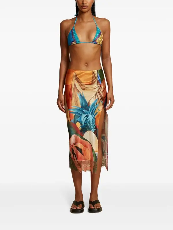DONDE ESTEBAN Salpicon Midi Skirt