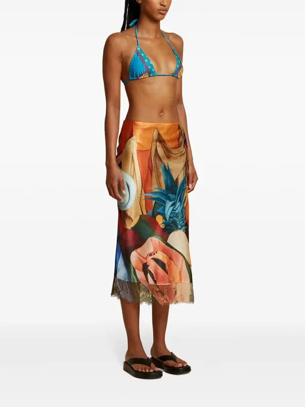 DONDE ESTEBAN Salpicon Midi Skirt