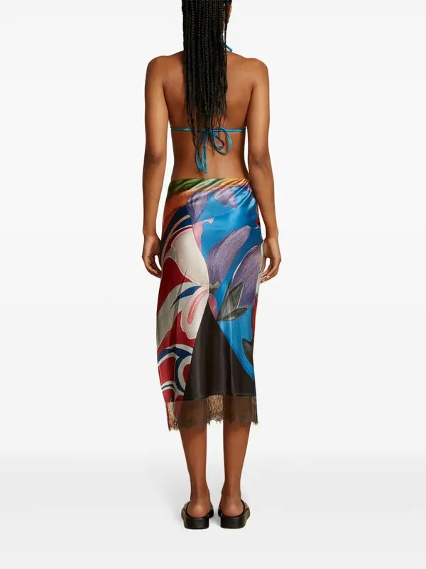 DONDE ESTEBAN Salpicon Midi Skirt