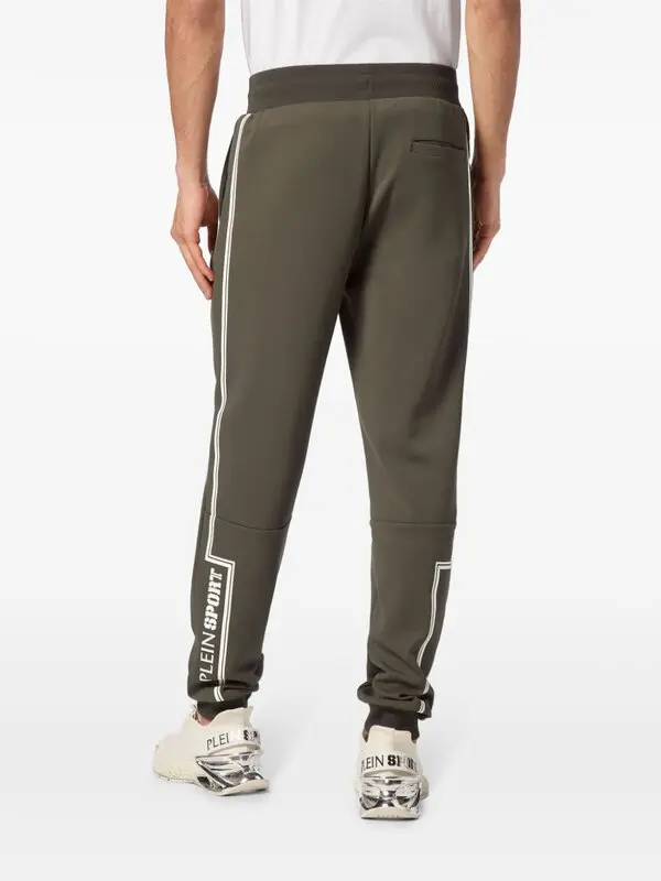 PLEIN SPORT Logo-print Track Pants - Green