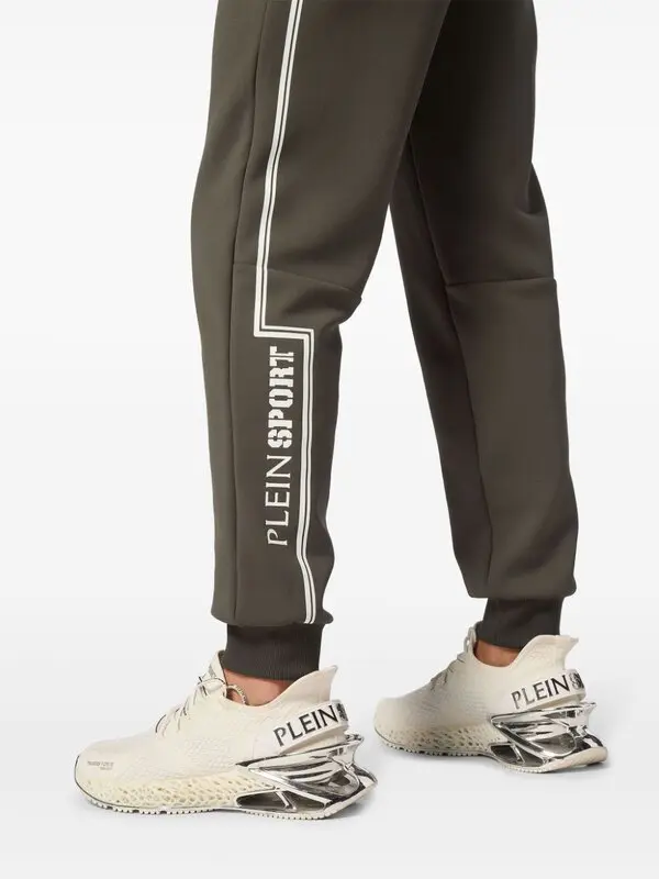 PLEIN SPORT Logo-print Track Pants - Green