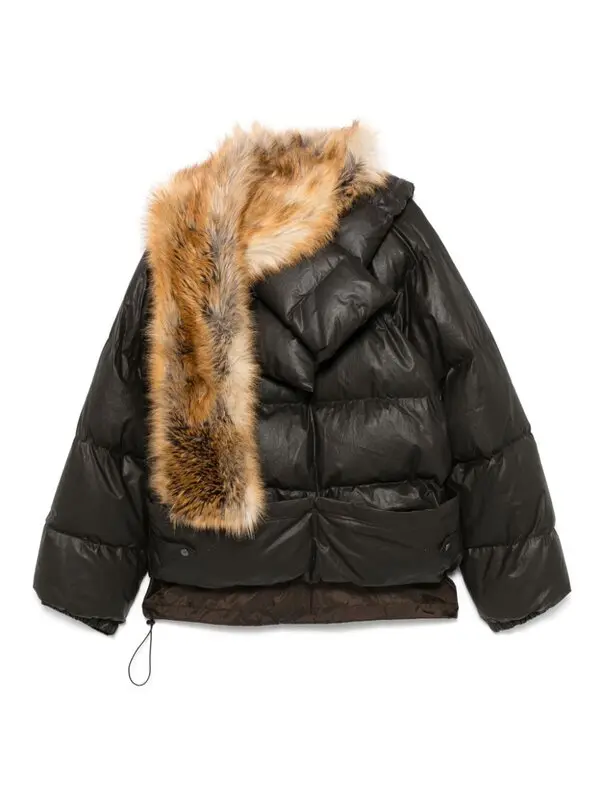Ottolinger Deconstructed Puffer Jacket - Brown