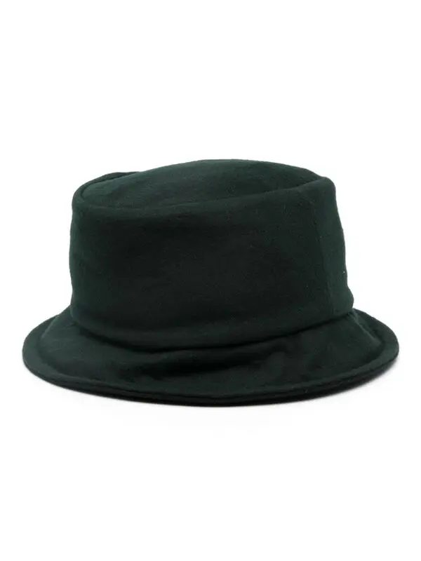 Canali Logo-patch Bucket Hat - Green