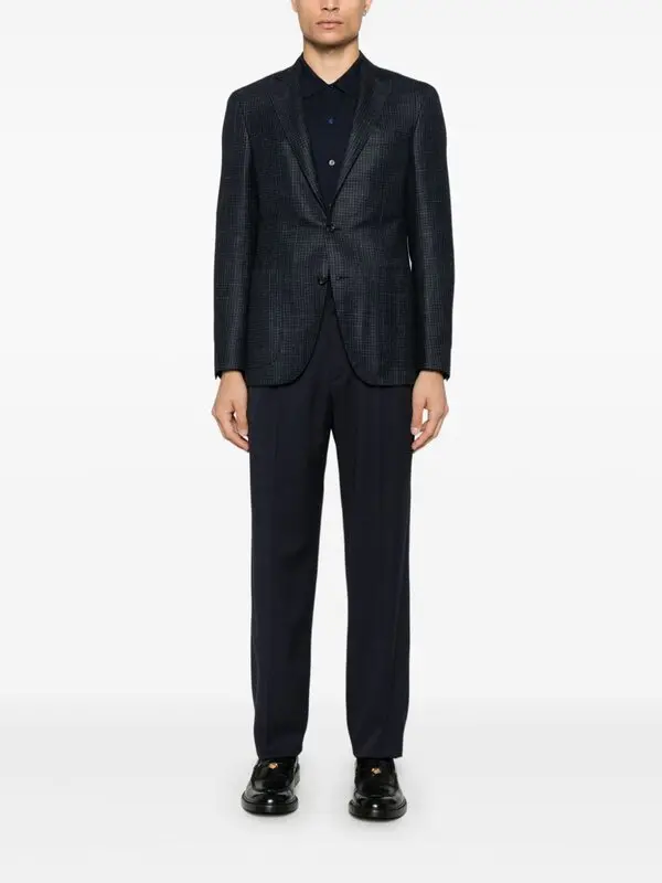 Canali Fine-knit Shirt - Blue