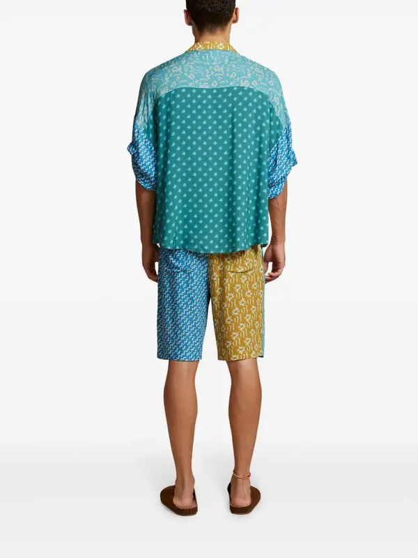 DONDE ESTEBAN Estrellitas Printed Shirt - Blue