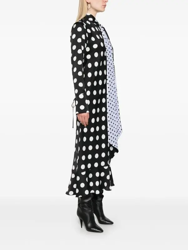 PARLOR Polka-dot Maxi Dress