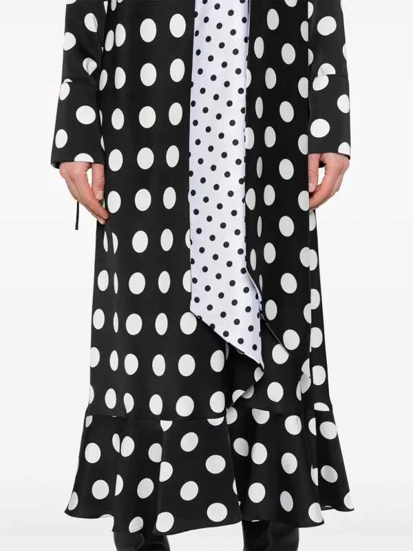 PARLOR Polka-dot Maxi Dress
